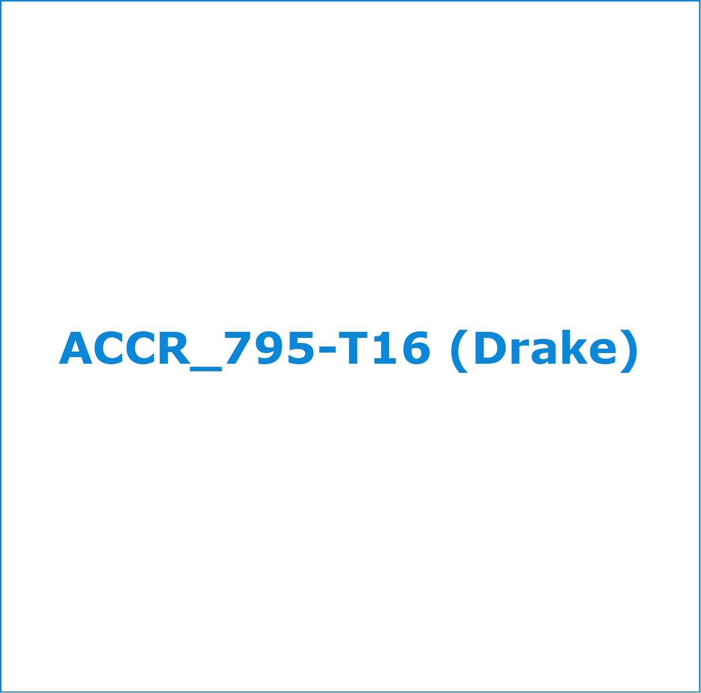 ACCR_795-T16 (Drake) - Proyectos de Ingeniería
