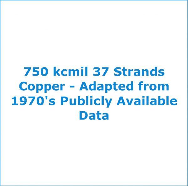 750 kcmil 37 Strands Copper | Proyectos de Ingeniería