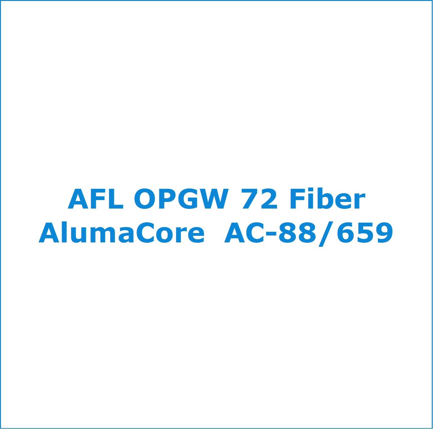 AFL OPGW 72 Fiber AlumaCore AC-88/659 | Proyectos de Ingeniería