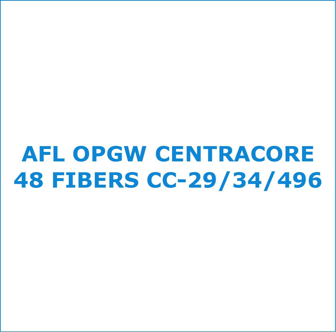 AFL OPGW CENTRACORE 48 FIBERS CC-29/34/496 | Proyectos de Ingeniería