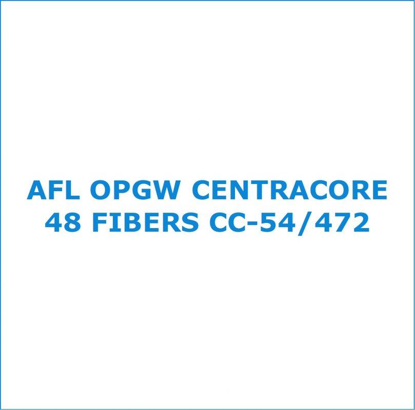 AFL OPGW CENTRACORE 48 FIBERS CC-54/472 | Proyectos de Ingeniería