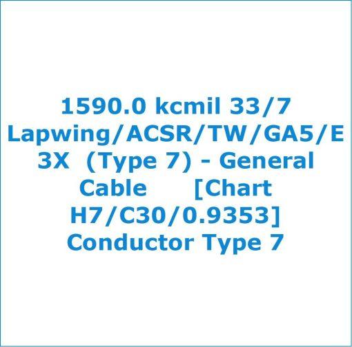 1590.0 kcmil 33/7 Lapwing/ACSR/TW/GA5/E3X (Type 7) - General Cable ...