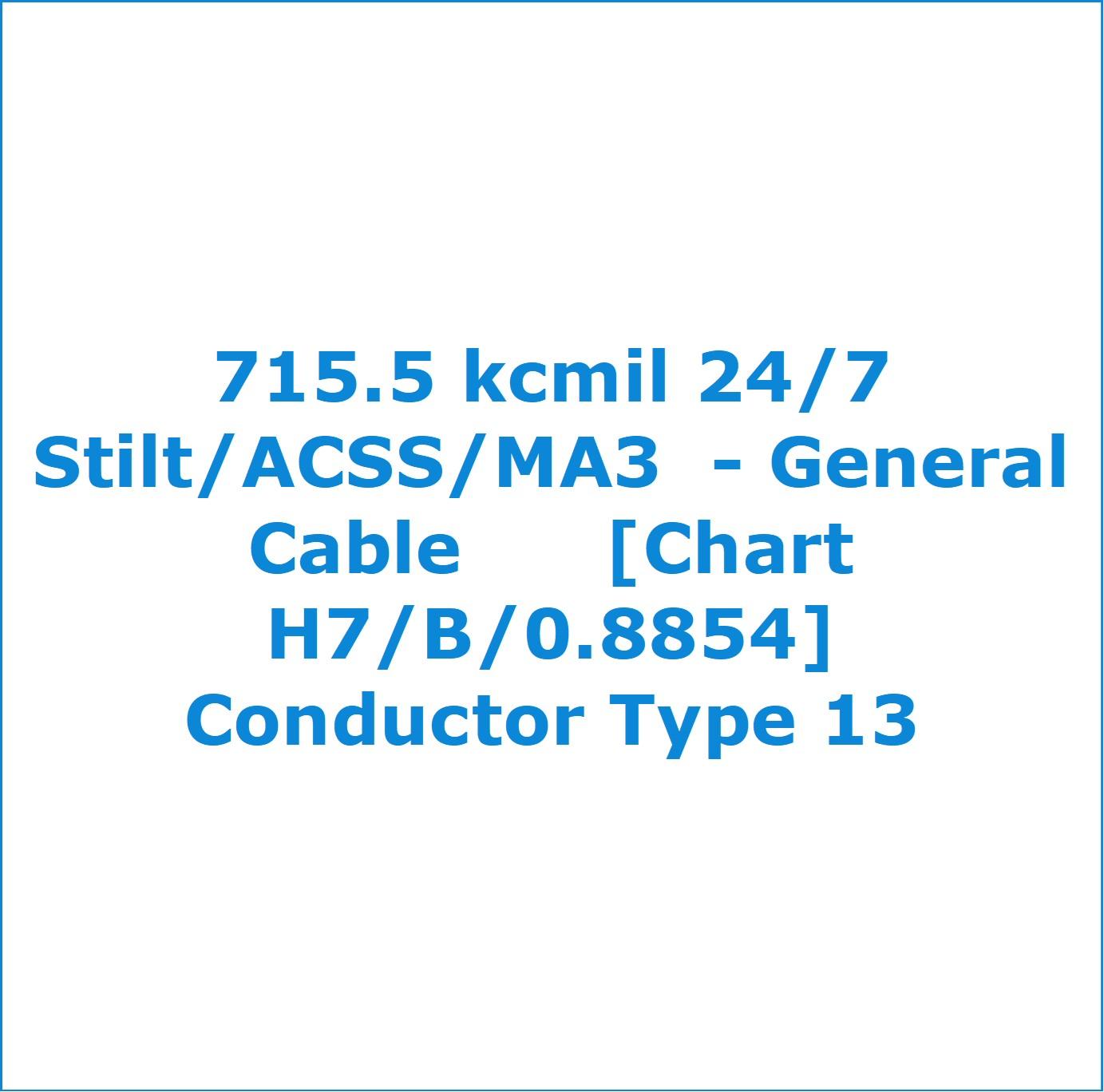715.5 kcmil 24/7 Stilt/ACSS/MA3 - General Cable [Chart H7/B/0.8854 ...