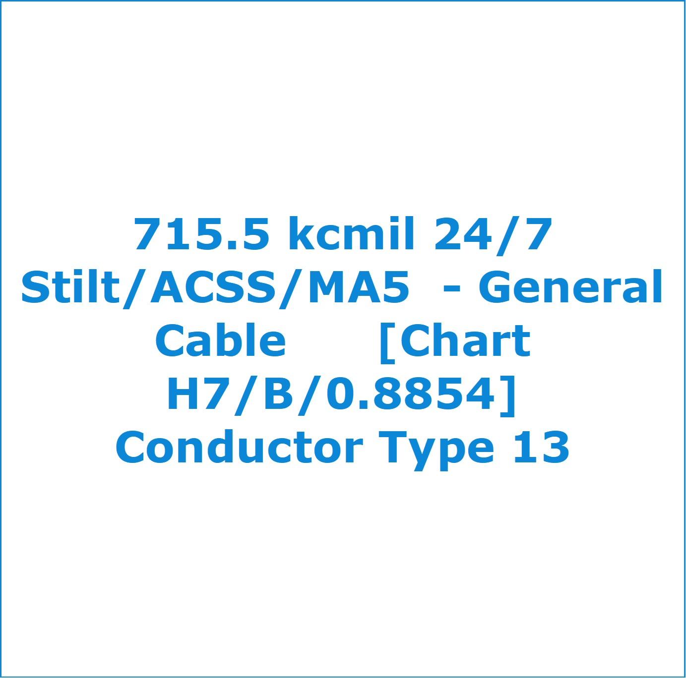 715.5 kcmil 24/7 Stilt/ACSS/MA5 - General Cable [Chart H7/B/0.8854 ...