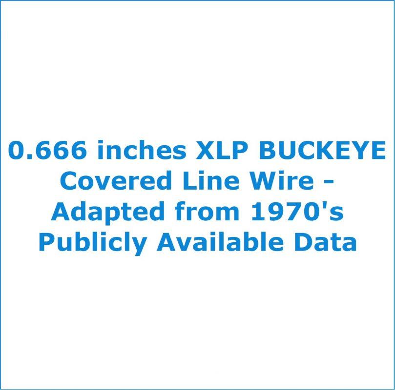 0.666 inches XLP BUCKEYE Covered Line Wire | Proyectos de Ingeniería
