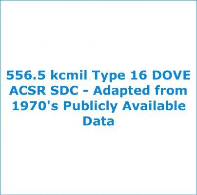 556.5 kcmil Type 16 DOVE ACSR SDC | TRLI