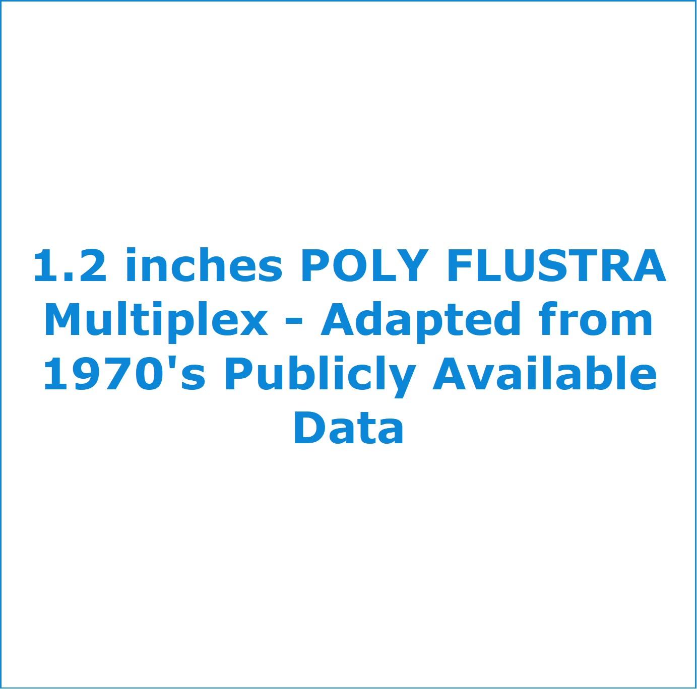 1.2 inches POLY FLUSTRA Multiplex | TRLI
