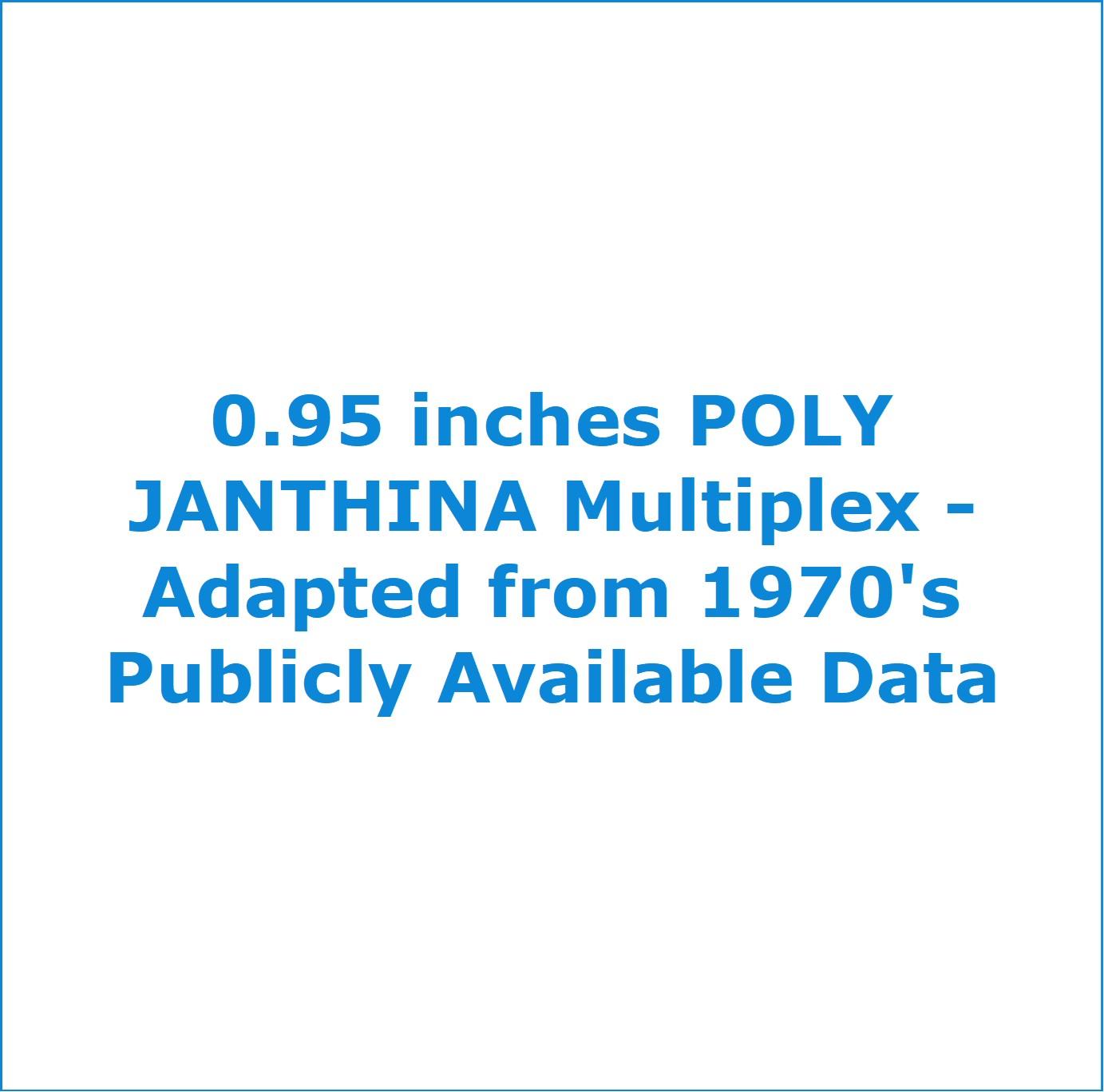 0.95 inches POLY JANTHINA Multiplex | TRLI