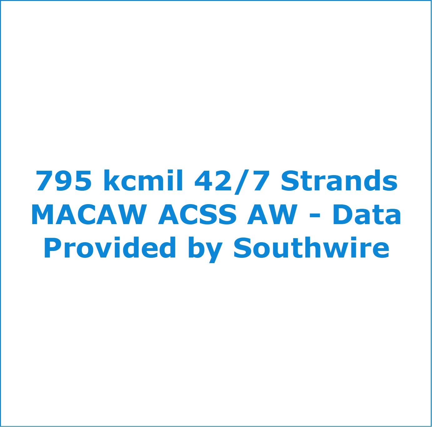 795 kcmil 42/7 Strands MACAW ACSS AW | TRLI