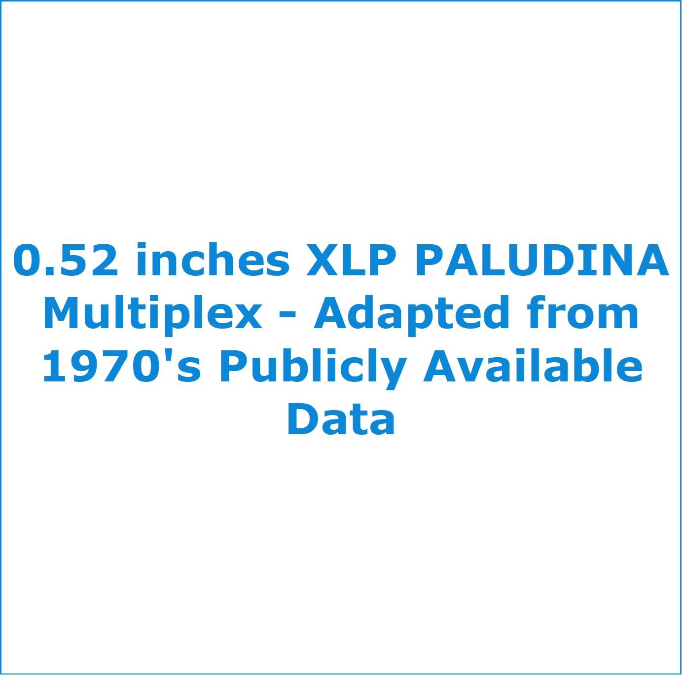 0.52 inches XLP PALUDINA Multiplex | Proyectos de Ingeniería