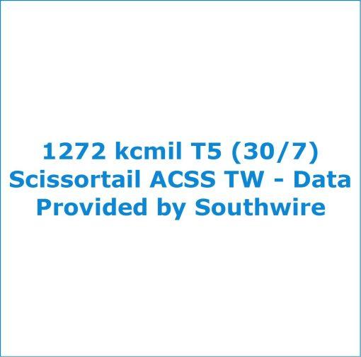 1272 kcmil T5 (30/7) Scissortail ACSS TW | Proyectos de Ingeniería