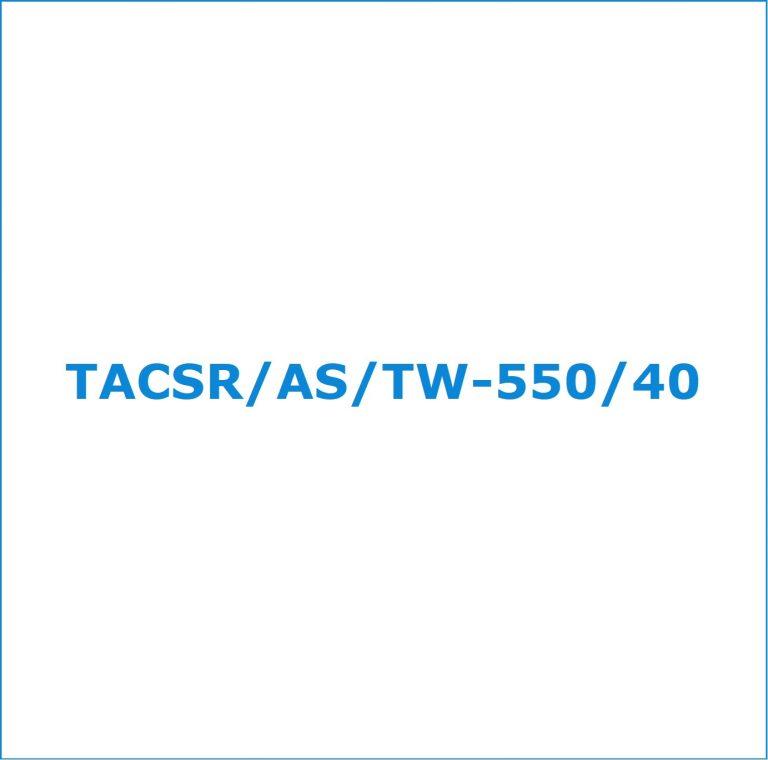 TACSR/AS/TW-550/40 | Proyectos de Ingeniería