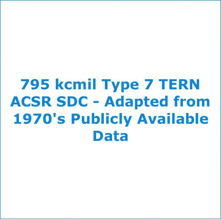 795 kcmil Type 7 TERN ACSR SDC | TRLI